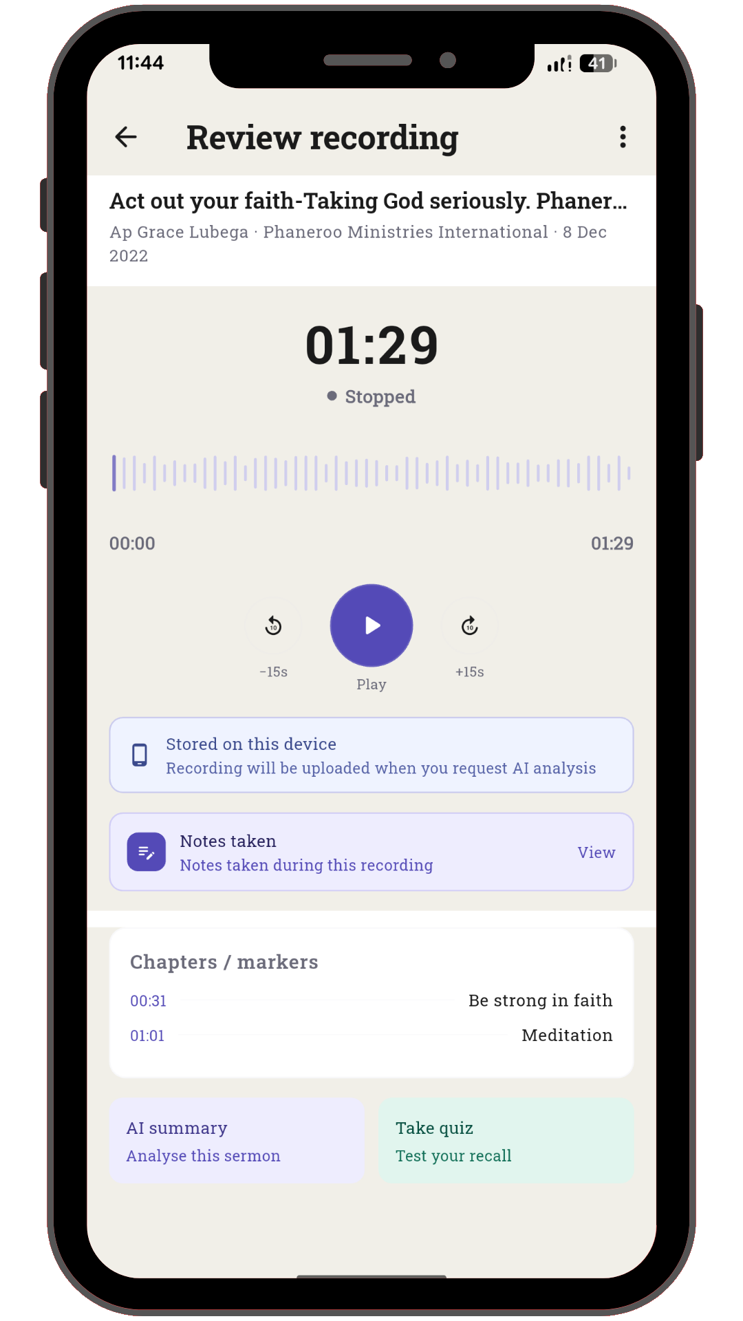 AltarNotes — Capture. Review. Grow.